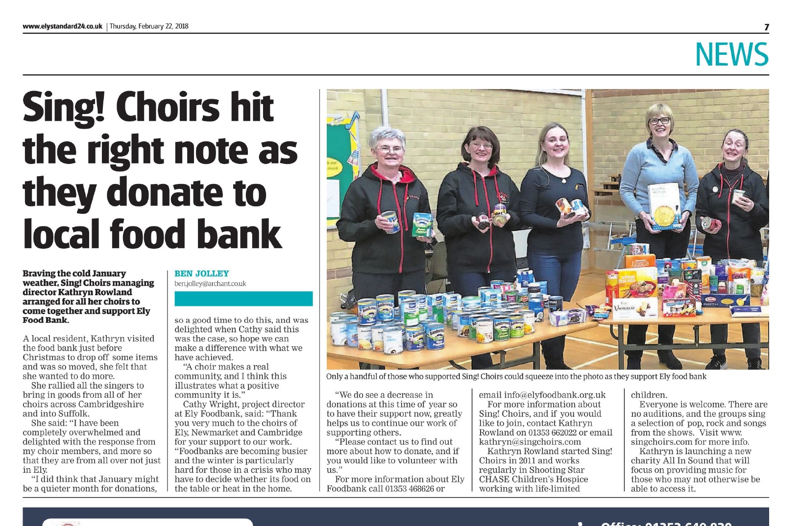 In the press - Sing! Choirs